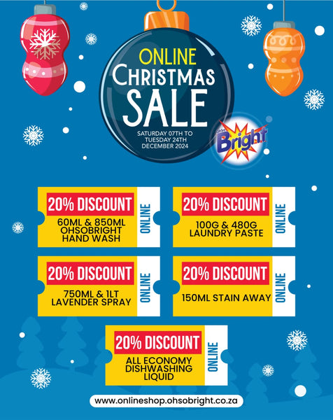 Christmas Sale! – OhSo Bright Online shop