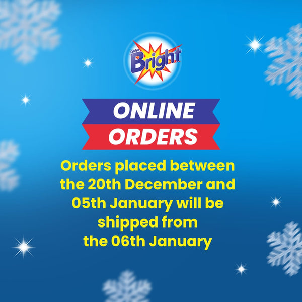 Factory closed for Christmas! – OhSo Bright Online shop